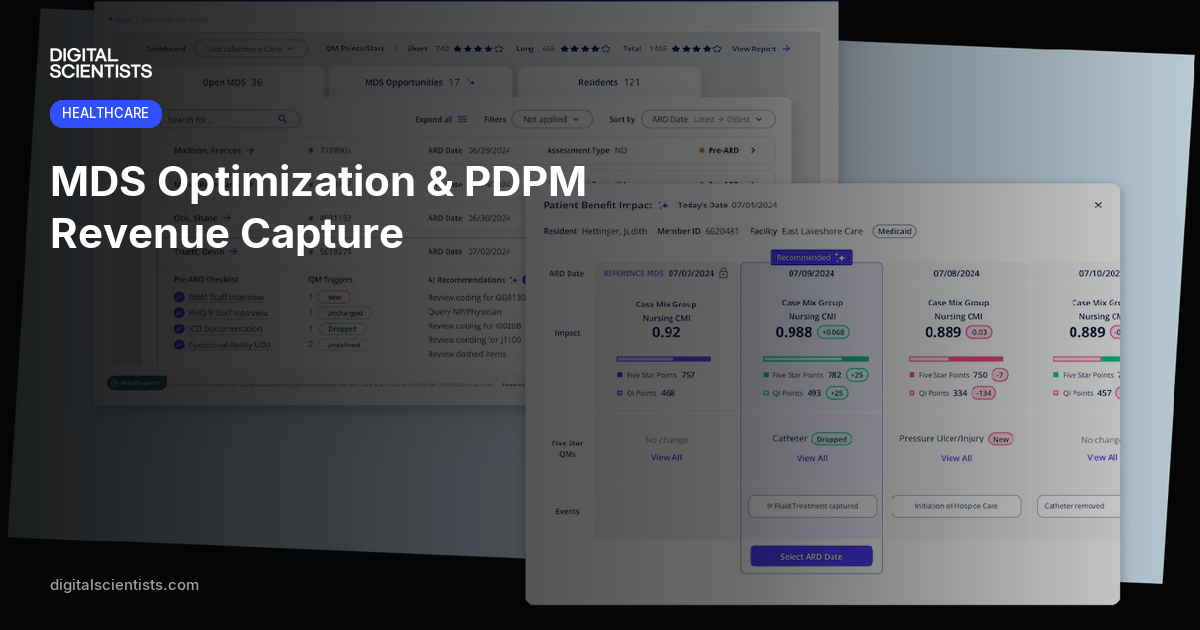 MDS Optimization & PDPM Revenue Capture | Digital Scientists