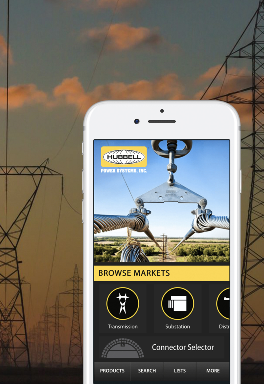 Hubbell power systems | Mobile application | Digital Scientists